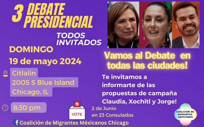 MORENA Illinois invita al 3er. Debate Presidencial Mexicano ...