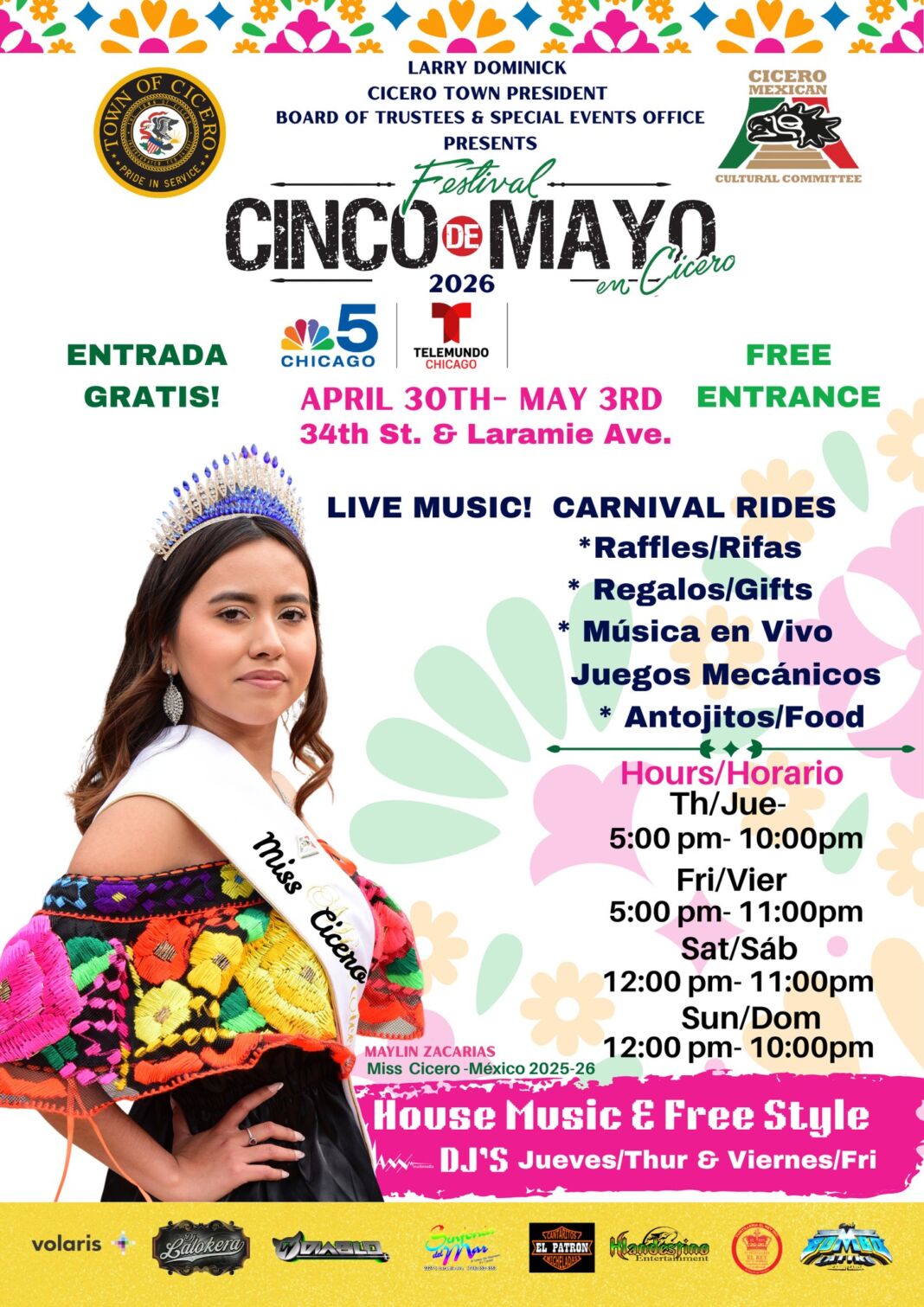 Festival “Cinco de Mayo 2026” en Cicero - Periódico La Prensa
